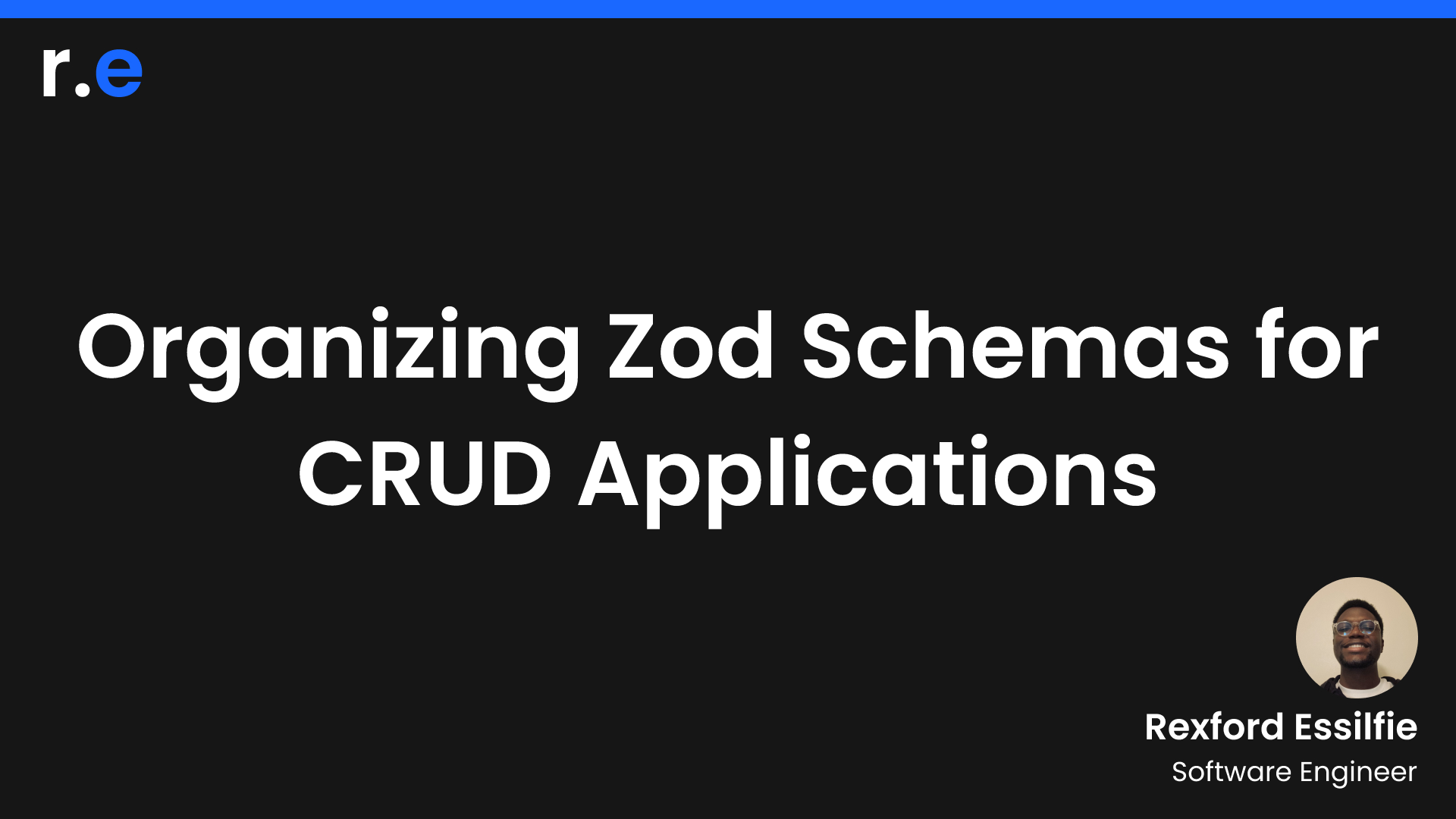 Organizing Zod Schemas for CRUD Applications